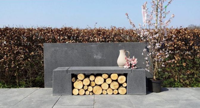 Spelen met betonelementen in je tuin - Interieur ideeen